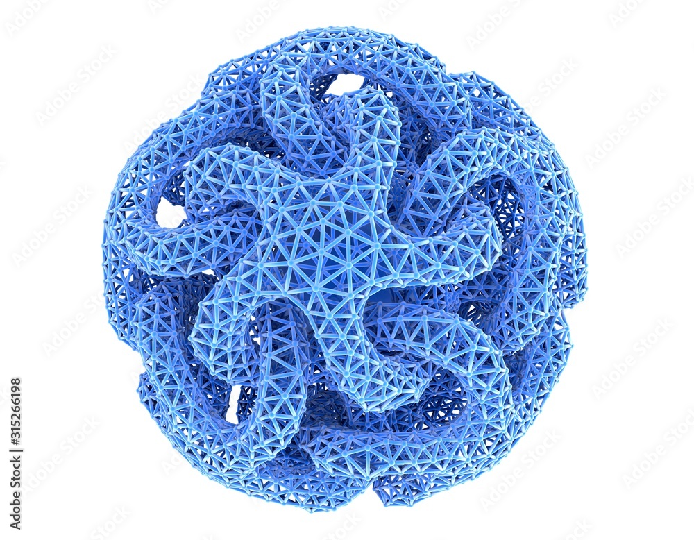 Sphere of linked stars, artwork Stock Photo | Adobe Stock