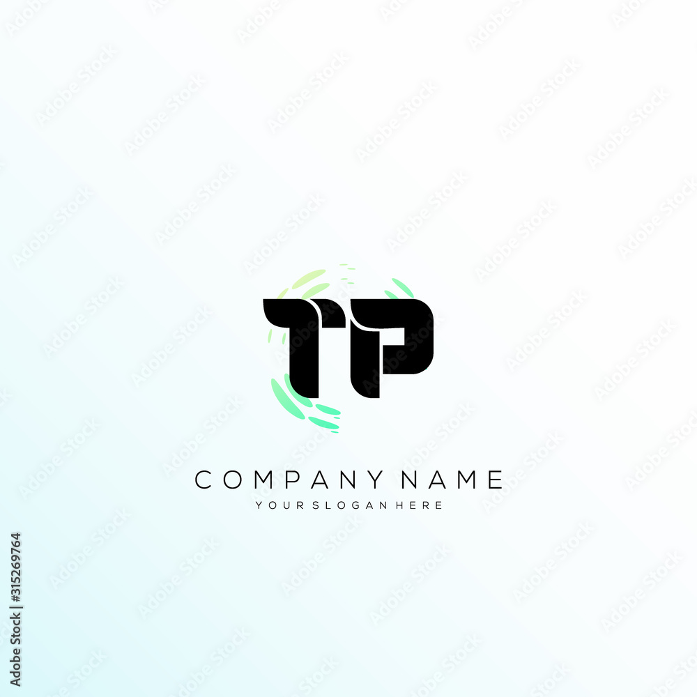 TP Letter Multiply Colorful Logo Designs vector Stock Vector | Adobe Stock