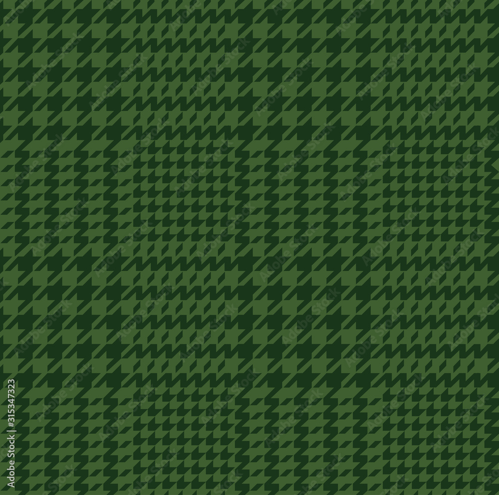 Green glen check pattern. Stylish hounds tooth checkered design. Stock ...