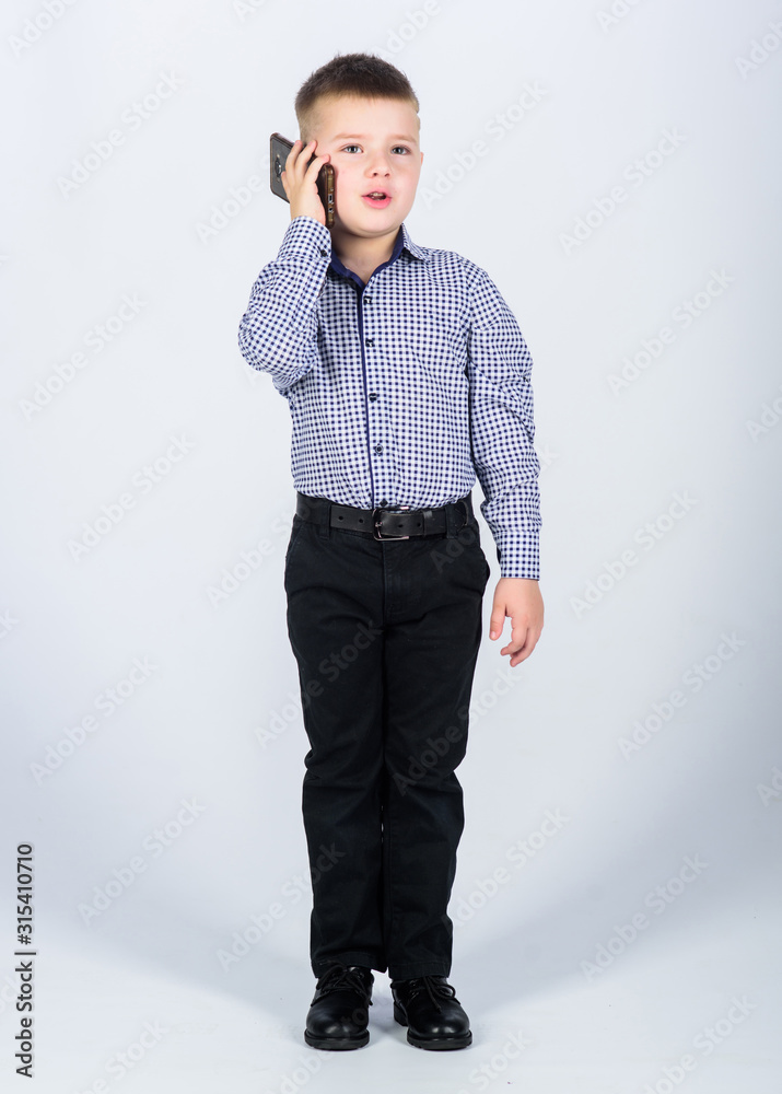 Small businessman. Business school. Upbringing and development. Little ...