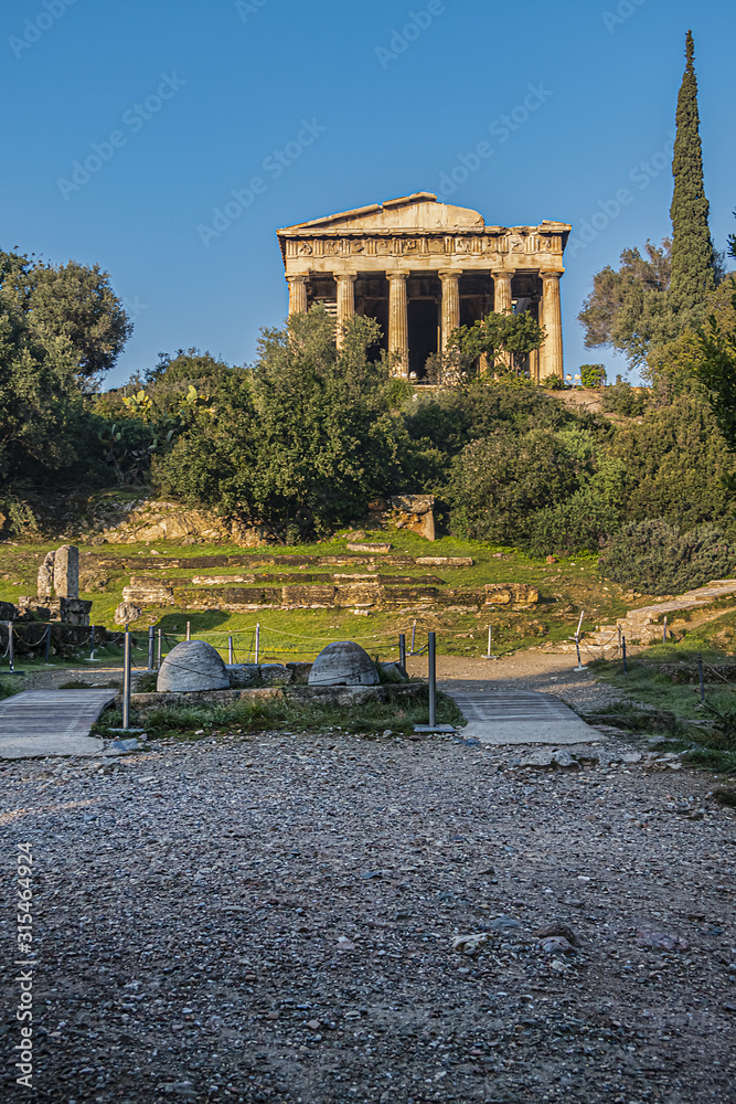 Temple of Hephaestus (Hephaisteion) - well-preserved Greek temple ...