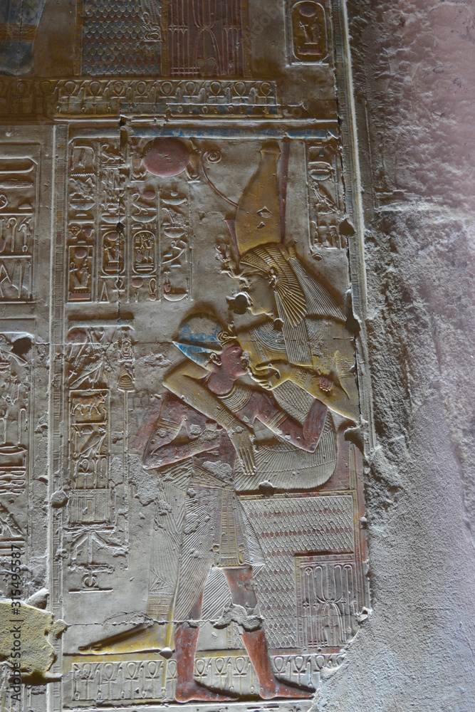 Egyptian Hieroglyphs Ancient Seti Temple at Abydos Kryon Middle East ...