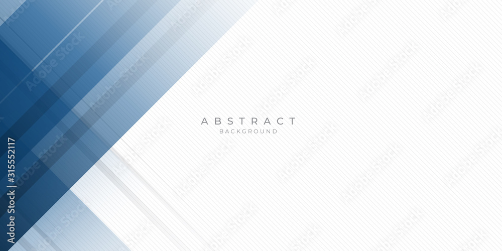 Dark blue white abstract background geometry shine and layer element ...