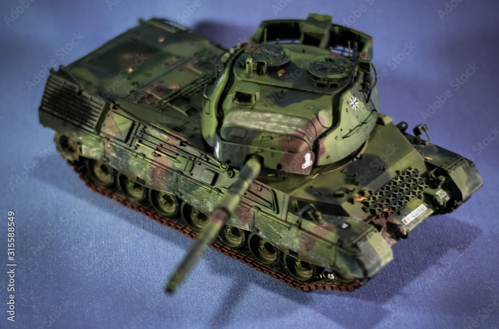 Model of Tiger tank from WWII Stock Photo | Adobe Stock