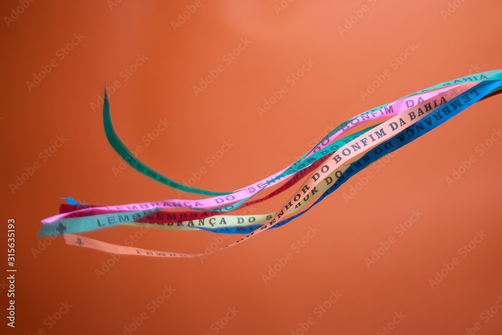 Lucky bracelets typical of Brazil - Senhor do Bonfim da Bahia Stock ...