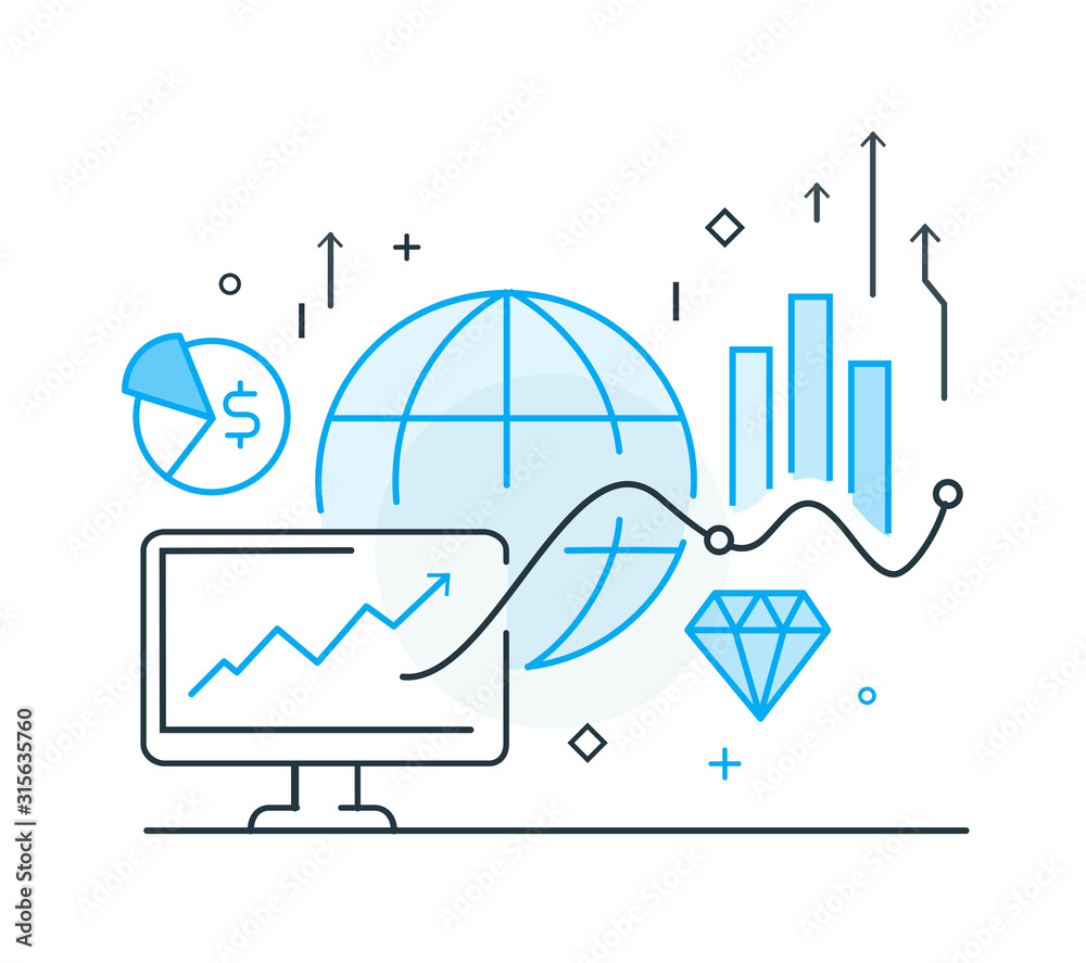 Growth indicators, diagrams. Training Business School. growth chart ...