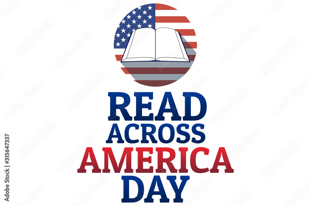 Read Across America Day concept. Template for background, banner, card ...
