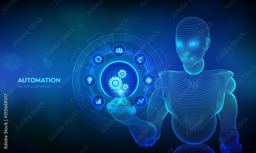 Automation Software. IOT and Automation concept as an innovation ...