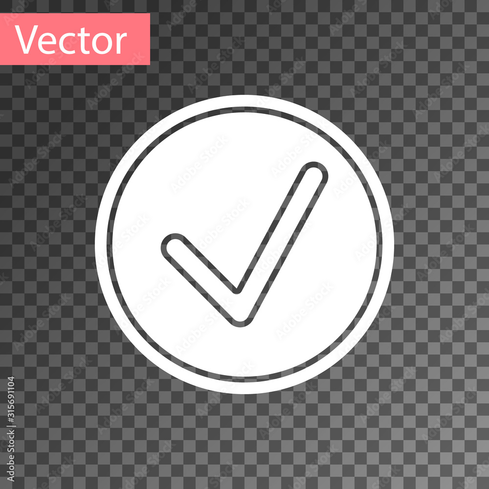 White Checkmark Transparent