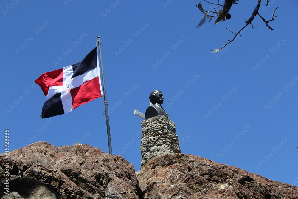 El pico duarte de Republica dominicana Stock Photo | Adobe Stock