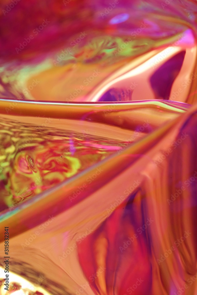 Holographic texture.metal Holographic background.Pink purple gold ...