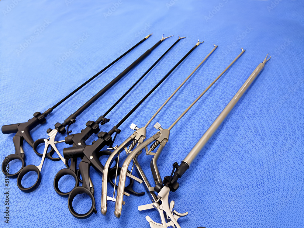 Laparoscopic Surgical Instruments Stock Photo | Adobe Stock