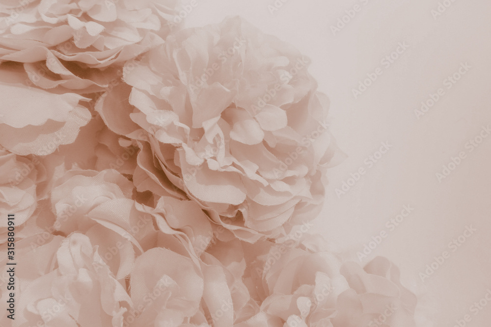 Light Brown Flowers Background