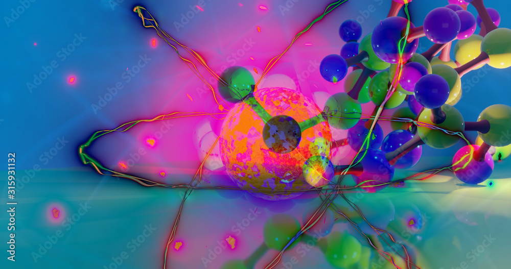 Physical model of molecules energy in quantum field nuclear energy 3d ...
