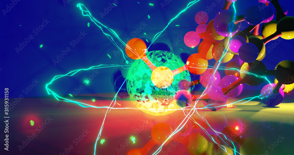 Physical model of molecules energy in quantum field nuclear energy 3d ...