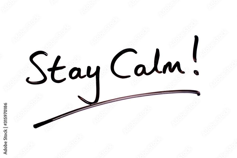 Stay Calm! Stock Illustration | Adobe Stock