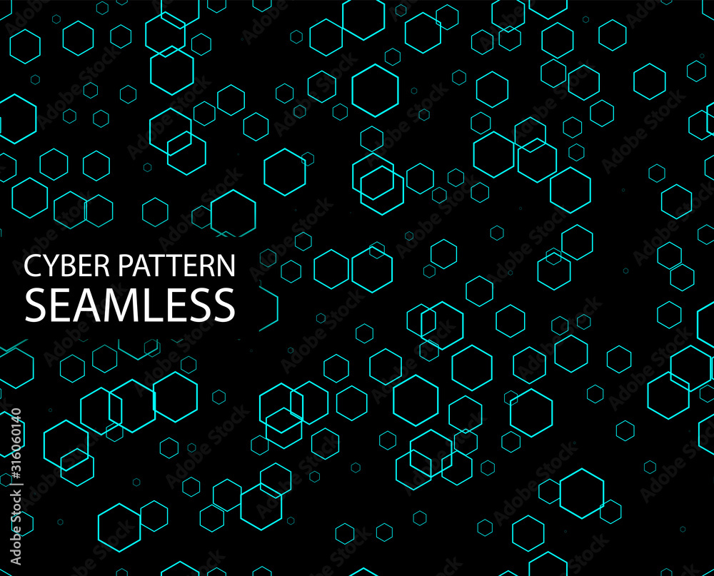 Seamless cyber pattern. Circuit board texture. Digital high tech style ...