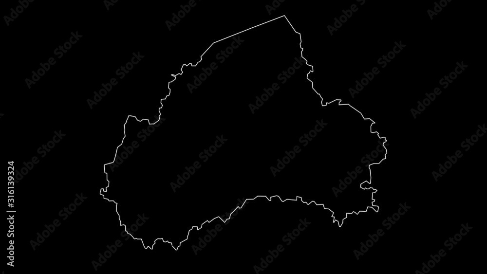 Armagh City with Banbridge and Craigavon Northern Ireland district map ...