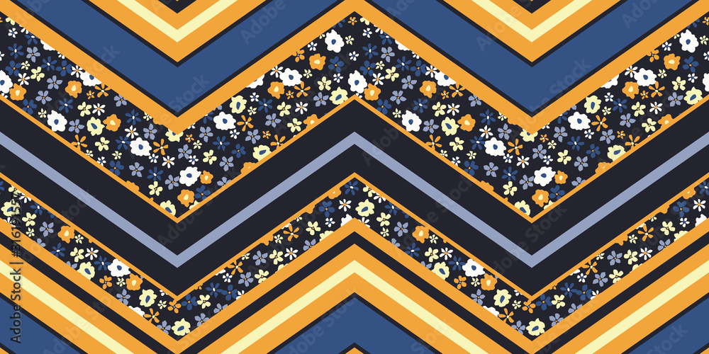 Black Chevron Page Border
