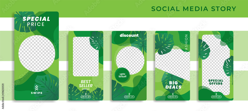 Banners Bundle Kit Set of Social Media Story Instagram, Facebook ...