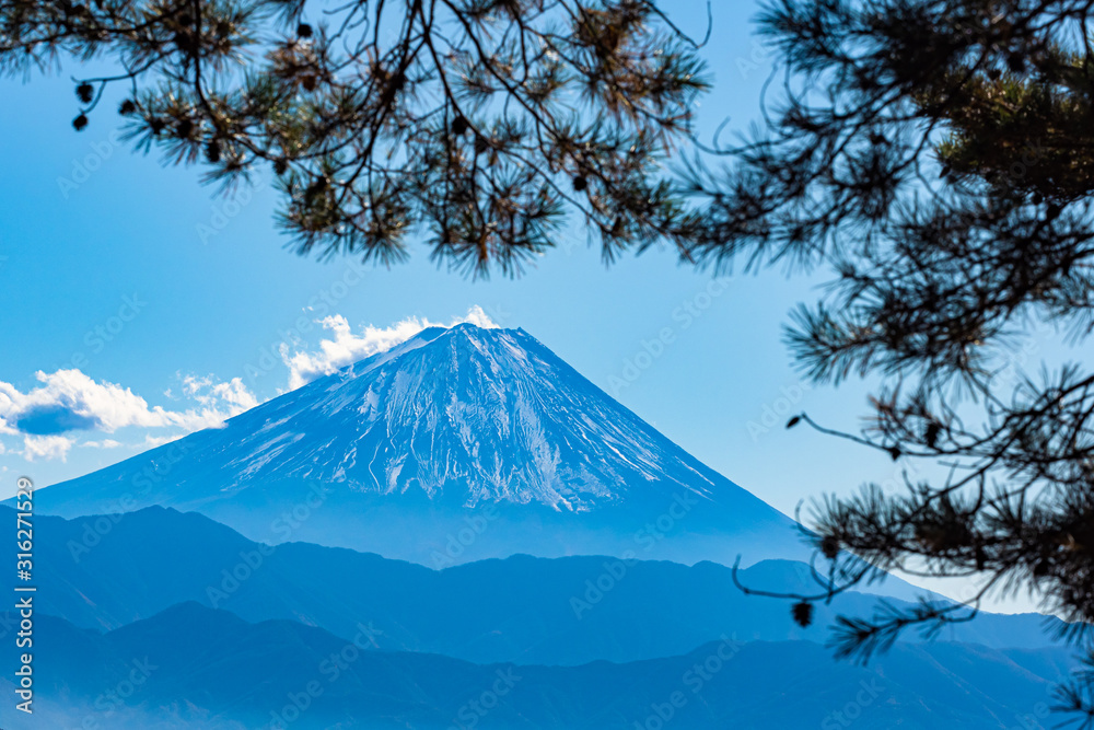 Foto Stock Fujiyama. Japan Volcano fuji. Mount Fuji in Japan. Traveling ...