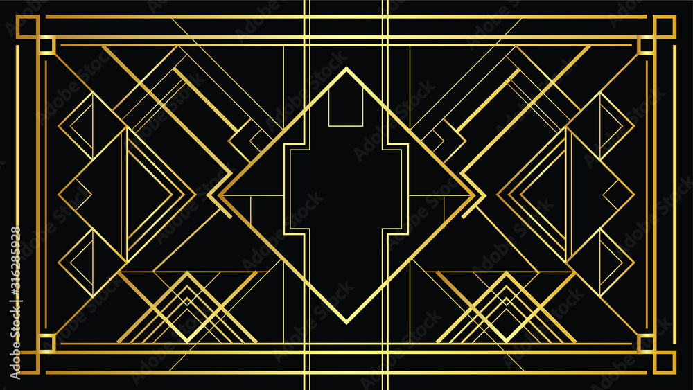 Great Gatsby Pattern Vector