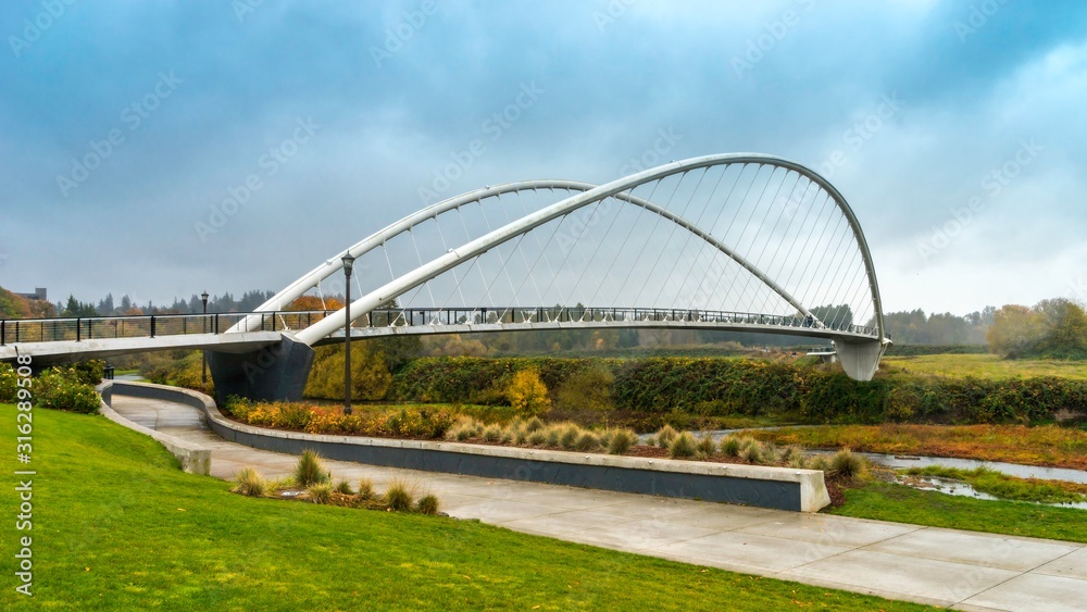 Poster The Peter Courtney Minto-Brown Island State Park Bridge, Salem ...