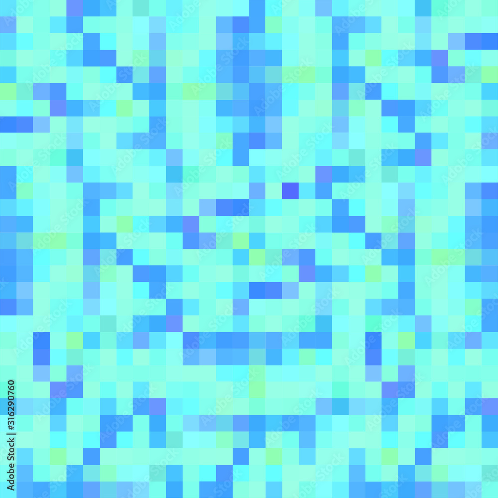 Pixel art vector. Abstract vector colorful geometric background. Square ...