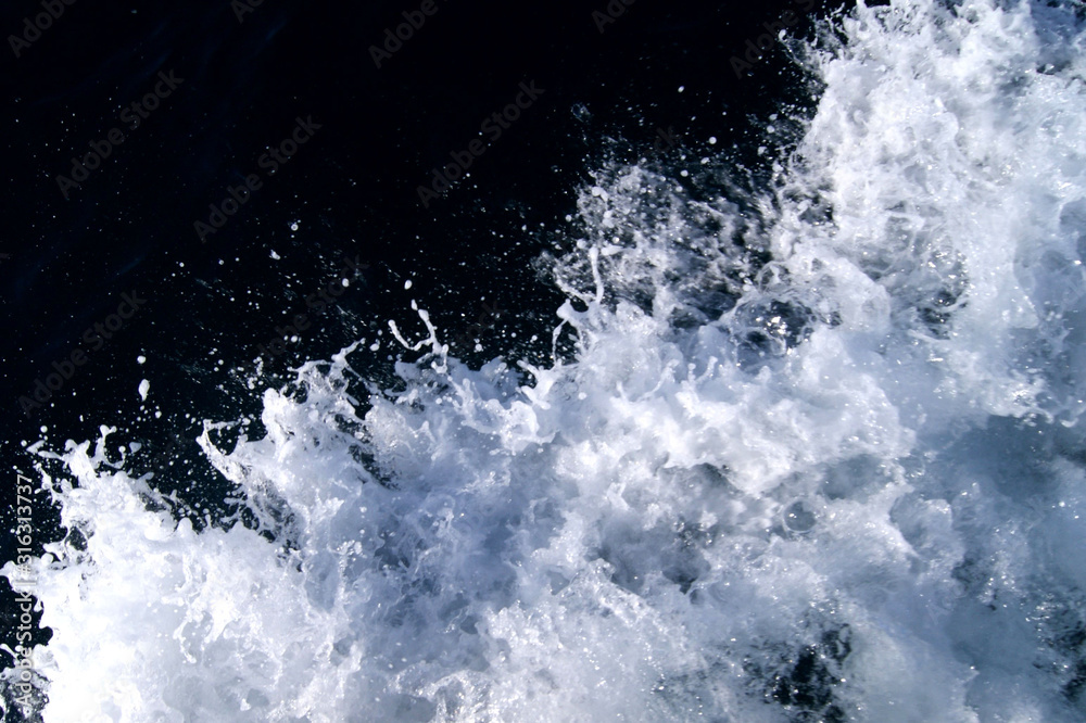 water splash, waterfall close up. Brazil, Iguazú waterfalls. Stock ...