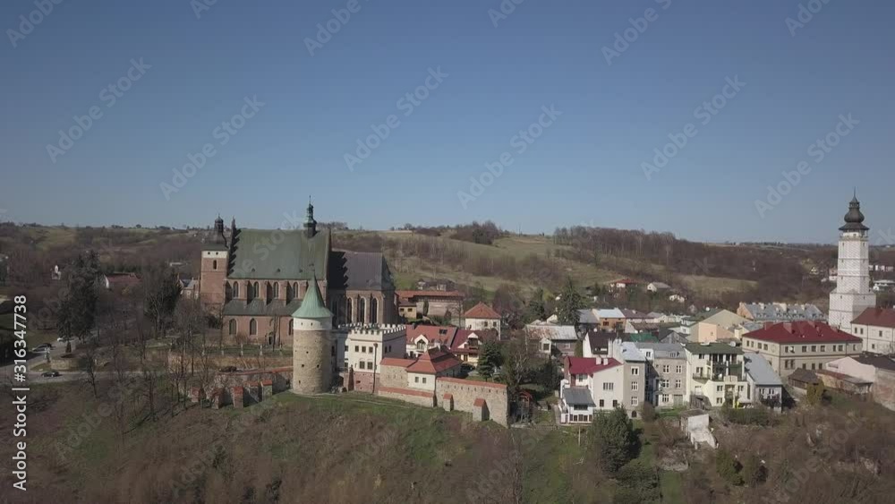 Biecz, Poland - 3 9 2019: Panorama of the historic center of the ...
