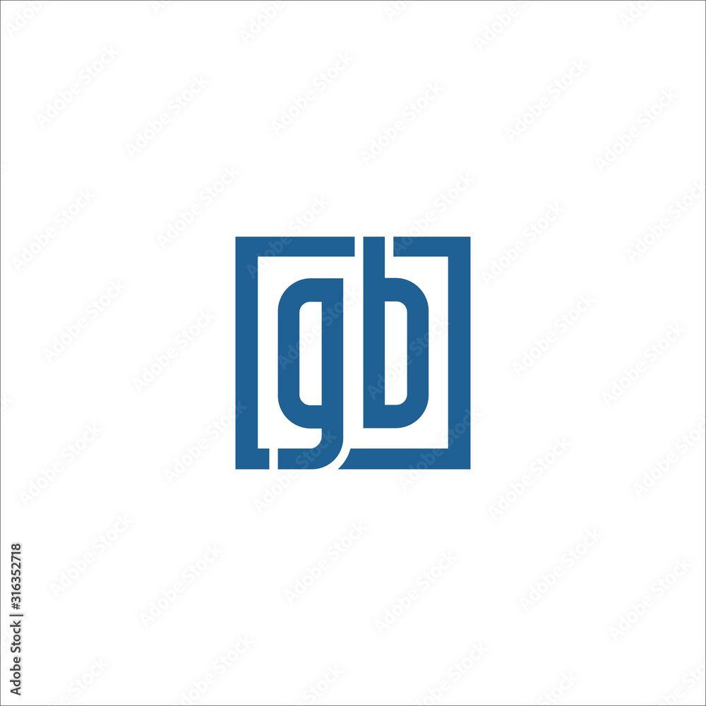 initial letter gb or bg logo vector designs Stock Vector | Adobe Stock