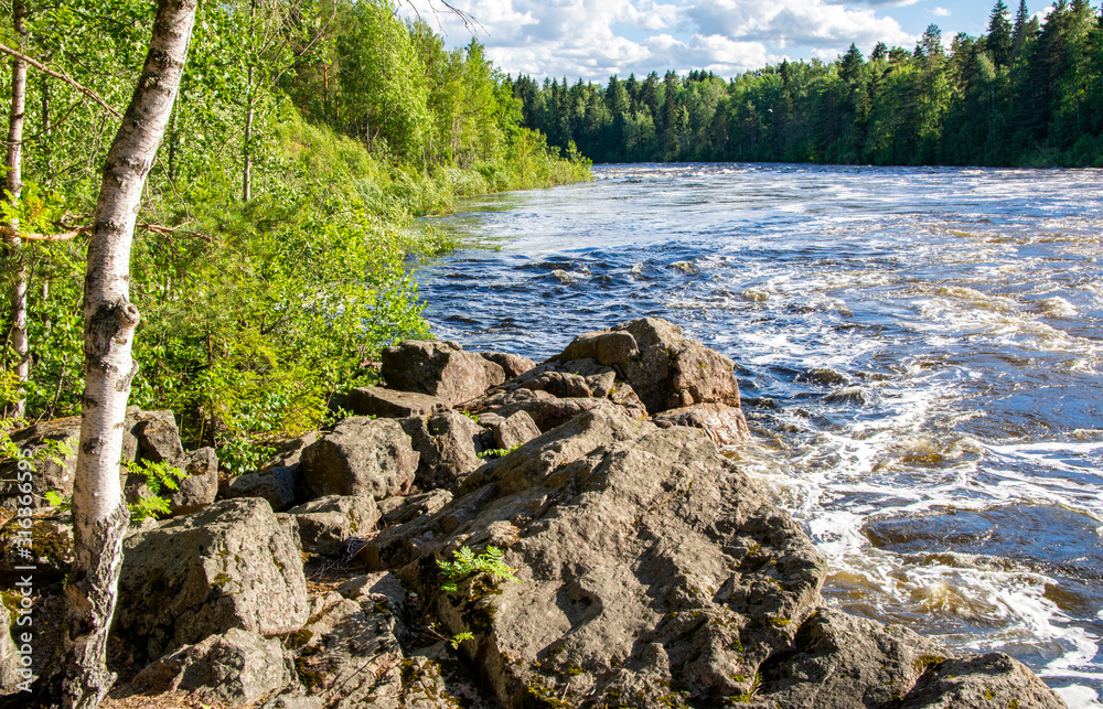 Finland Mountains And Rivers