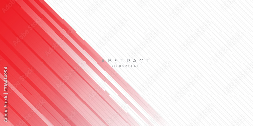 Modern red presentation background with lines abstract and square ...