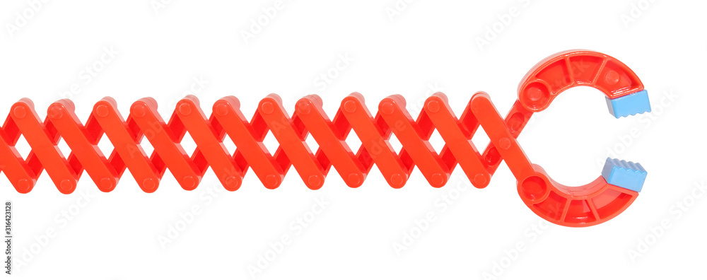 Robotic hand extending grabber is grabbing something foto de Stock ...