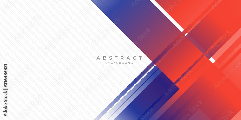 Modern red blue abstract background with stylish line square suit for ...