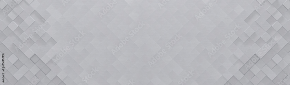 Wide Tiled Metal Background With Copy-Space (Website Head) (3D ...