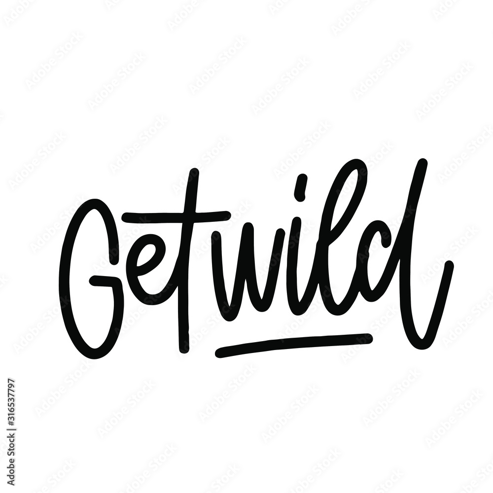 Isolated on white background. Hand drawn modern brush calligraphy. Get ...