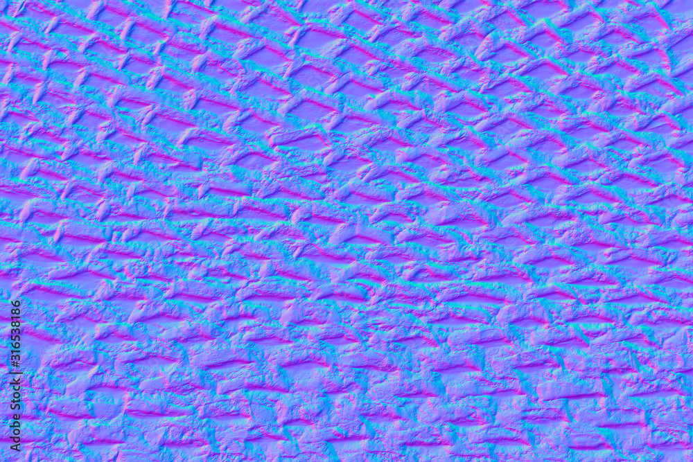 Ancient Roman brick wall in normal map Stock Photo | Adobe Stock