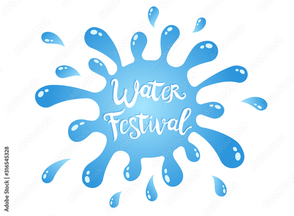 Logo for water festival Stock Vector | Adobe Stock
