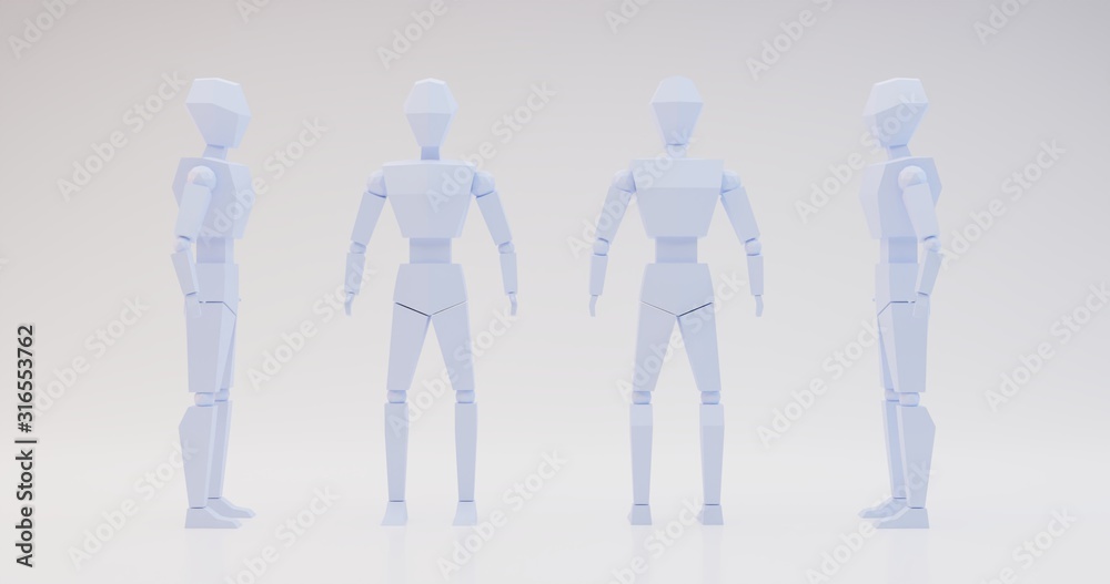 Male Body Reference For 3d Modeling