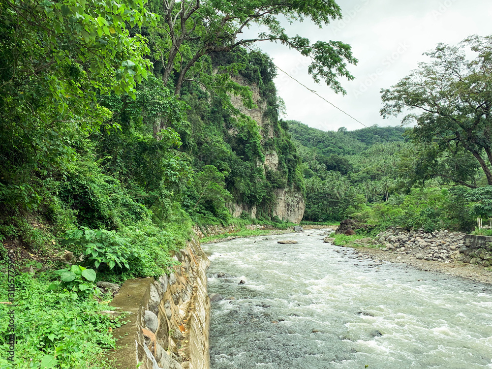 beautiful river floating along the forests of the philippines Stock ...