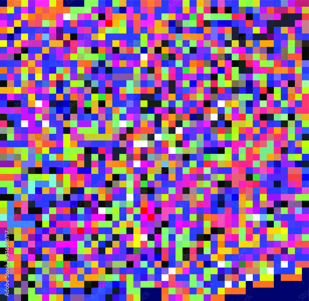 Webpunk style glitched background with VHS artifacts, random pixel ...