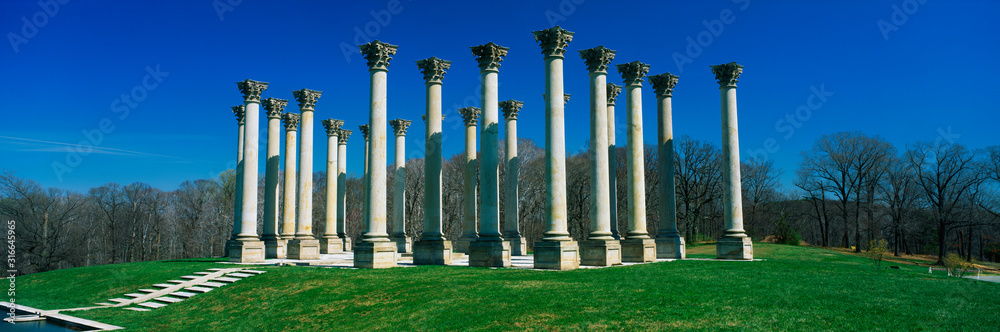 These are the historic National Capitol Columns at the National ...