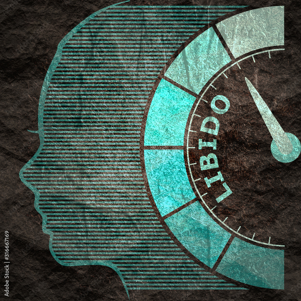 Scale with arrow. The sexual desire level measuring device icon. Sign ...