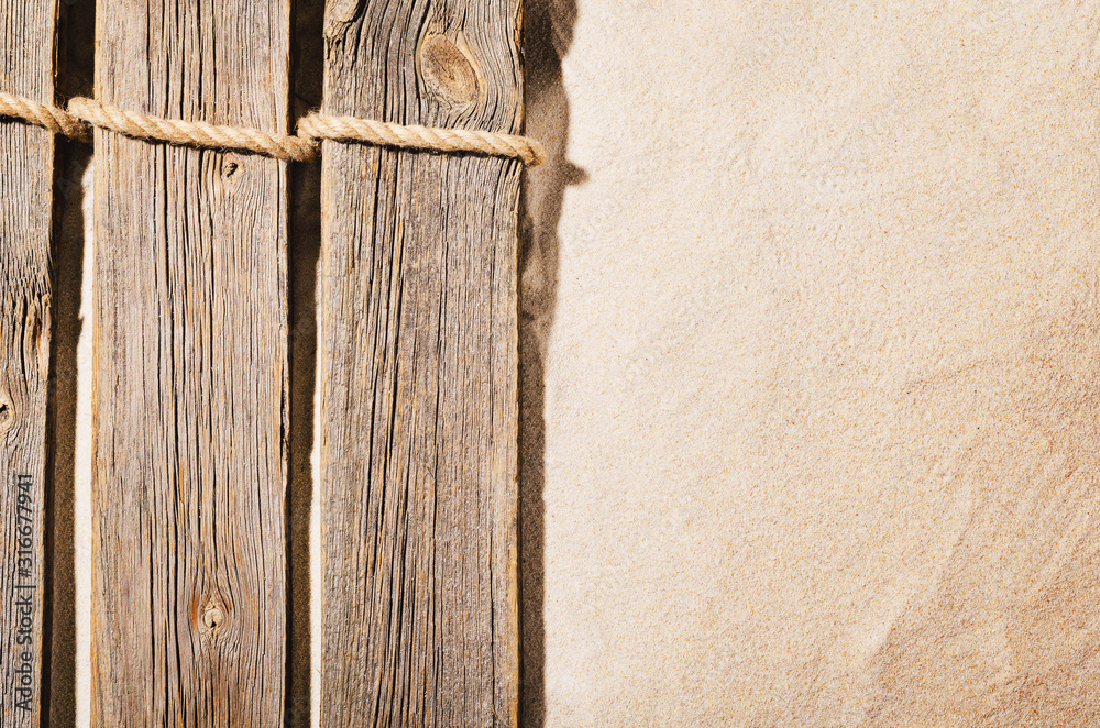 Sandy beach background top view. Sand texture with copy space Stock ...