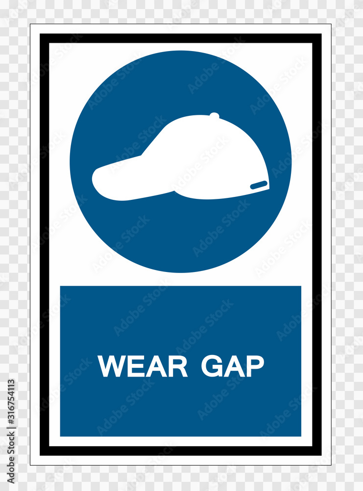 Wear Gap Symbol Sign Isolate on transparent Background,Vector ...