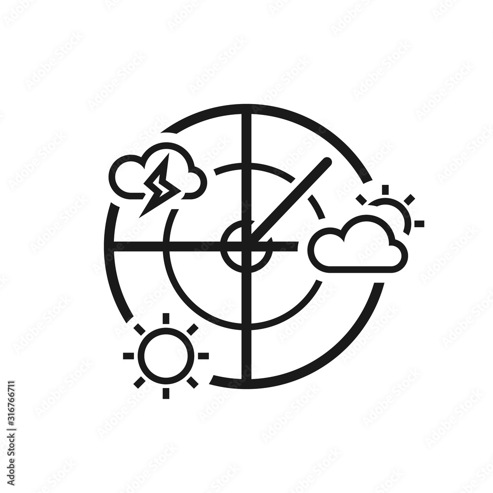 Weather Radar Silhouette Icon Clipart Image Isolated On White weather-radar-silhouette-icon-clipart-image-isolated-on-white