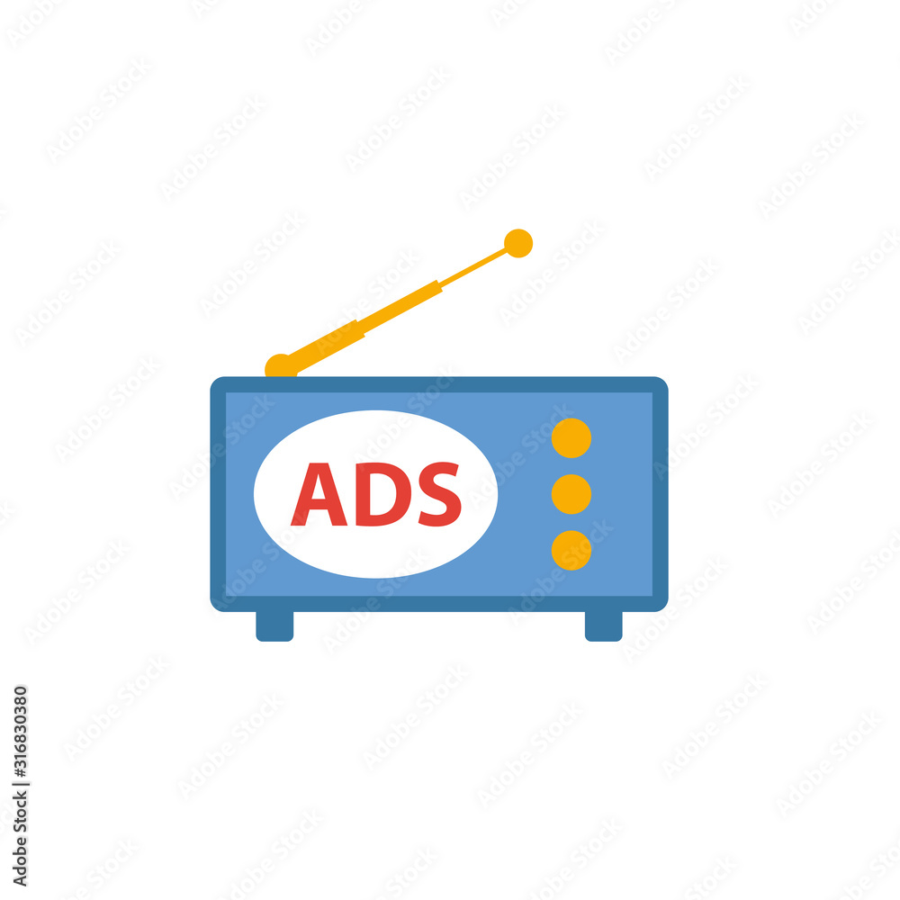 Radio Advertising Icon