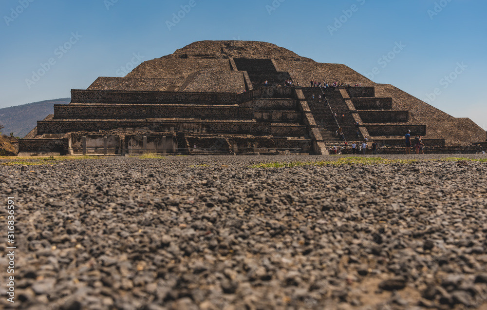 Teotihuacan, Mexico -May 2019 Most important and largest pre-Columbian ...