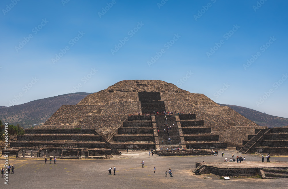 Teotihuacan, Mexico -May 2019 Most important and largest pre-Columbian ...
